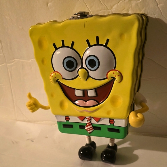 Nickelodeon | Toys | Spongebob Squarepants Candy Tin Standing Legs And ...